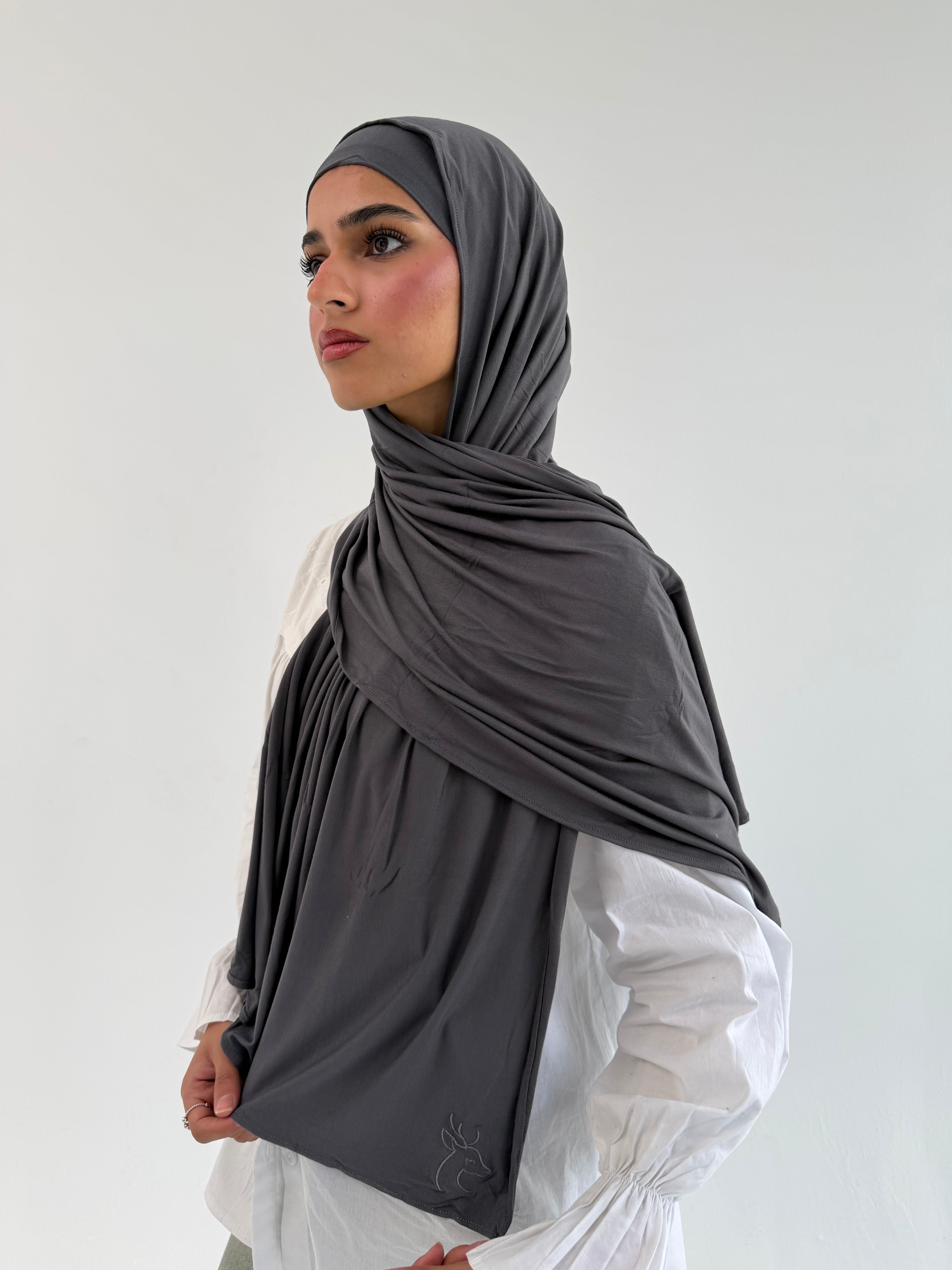 Mini Everyday Hijab Gray – THT GIRL